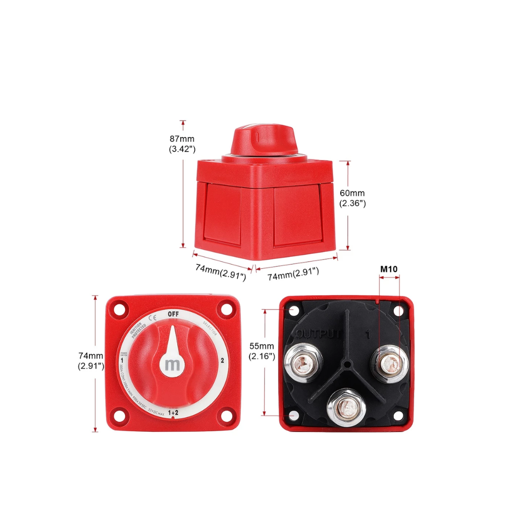 4 Position 300 Amp M-Series Waterproof Isolator Switches - Delta Sierra ...
